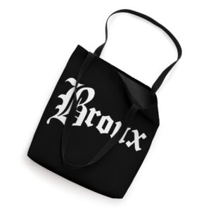 Bronx New York NYC Blackletter Tote Bag