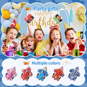 Valentines Gifts for Kids, 28pcs Pull Back Airplane Toy With Valentines Cards for Kids Classroom, School Exchange Party Favors for Kids Small Toys Goodie Bags Stuffers, Pinata Fillers,Class Prizes