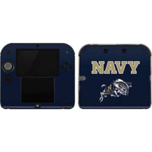 skinit decal gaming skin compatible with 2ds - officially licensed college navy design