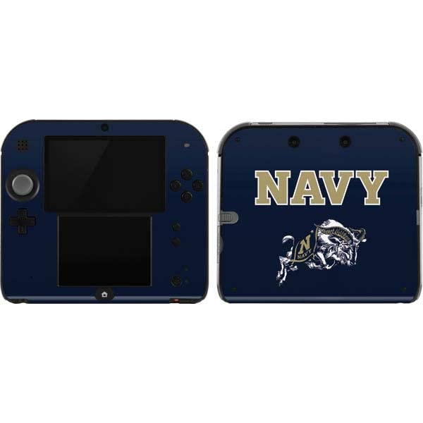 Skinit Decal Gaming Skin Compatible with 2DS - Officially Licensed College Navy Design