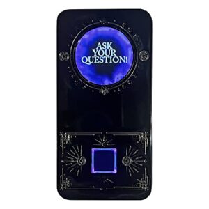 the fortune teller mystical light-up device into the cosmos & unknown, speaking, talking, 100+ magical predictions, lcd display, novelty toy, all-new magic 8 ball alternative, limited edition