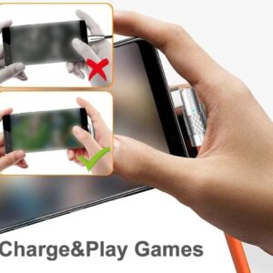 Chubby Gamer 180° Rotating Fast Charge Cable (for iOS, Black)