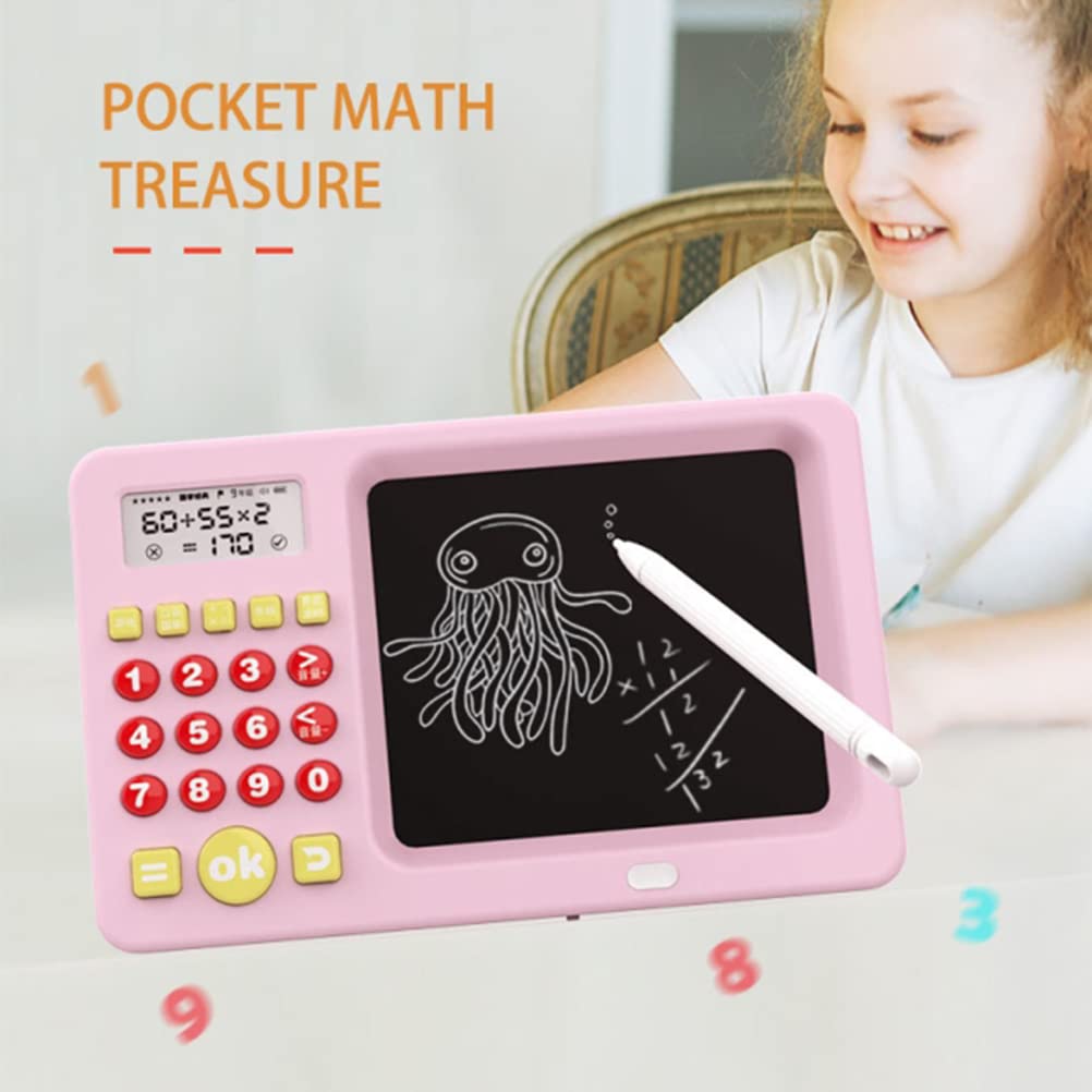 LIANGLIDE Math Games for Kids 6-8, Electronic Math Games for Kids Ages 5 6 7 8, LCD Writing Tablet for Kids Educational Math Learning Games, Christmas Birthday Gifts for Boys Girls Kids()