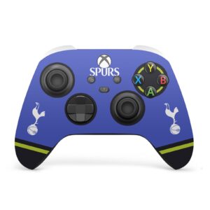 head case designs officially licensed tottenham hotspur f.c. 2022/23 away kit logo art vinyl sticker gaming skin decal cover compatible with xbox series x/s controller