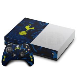 head case designs officially licensed tottenham hotspur f.c. 2021/22 away kit logo art vinyl sticker gaming skin decal cover compatible with xbox one s console and controller bundle