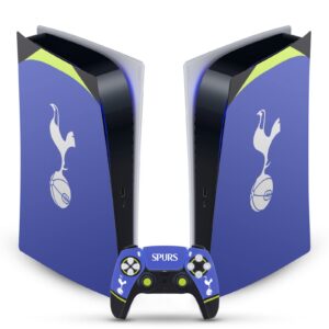 head case designs officially licensed tottenham hotspur f.c. 2022/23 away kit logo art vinyl faceplate gaming skin decal compatible with sony playstation 5 ps5 digital console and dualsense controller