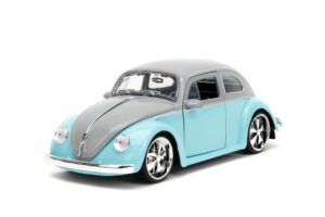 punch buggy slug bug 1:24 1959 volkswagen beetle die-cast car, toys for kids and adults