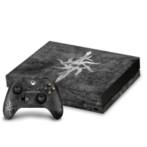 head case designs officially licensed ea bioware dragon age distressed symbol inquisition graphics vinyl sticker gaming skin decal cover compatible with xbox one x console and controller bundle