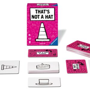 ravensburger that's not a hat - fun bluffing & memory party game for all ages components | ideal for family gatherings | great replay value | fsc-certified materials