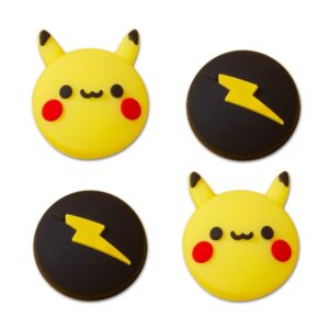 perfectsight switch thumb grips, cut animal joystick caps for nintendo switch, 4 pcs thumbstick cover for switch lite, switch oled, analog stick button cover for ns joycon controller (yellow)