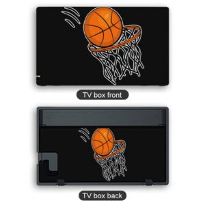 Happy Basketball Switch Skin Sticker Full Wrap Cover Decal Protective Film Sticker for Switch