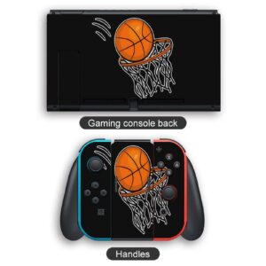 Happy Basketball Switch Skin Sticker Full Wrap Cover Decal Protective Film Sticker for Switch