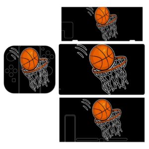 happy basketball switch skin sticker full wrap cover decal protective film sticker for switch