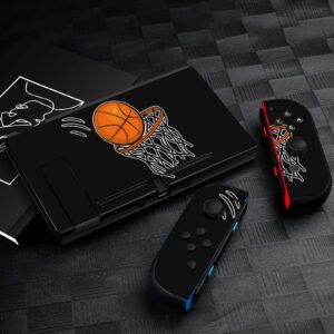 Happy Basketball Switch Skin Sticker Full Wrap Cover Decal Protective Film Sticker for Switch