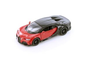 bugatti chiron supersport crimson red 1/38 scale diecast car