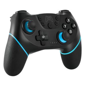 astarry wireless gamepad for nintendo switch, bluetooth controller with joystick, adjustable turbo vibration, ergonomic design