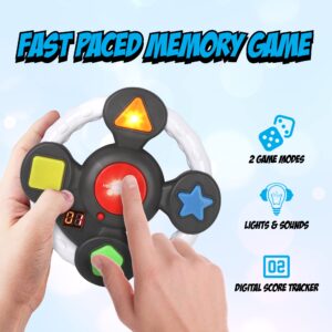 Point Games Handheld Memory Game, Kids Electronic Games, Sequence Fun for Kids with Lights & Sounds, Brain Challenge for Boys & Girls Ages 8+