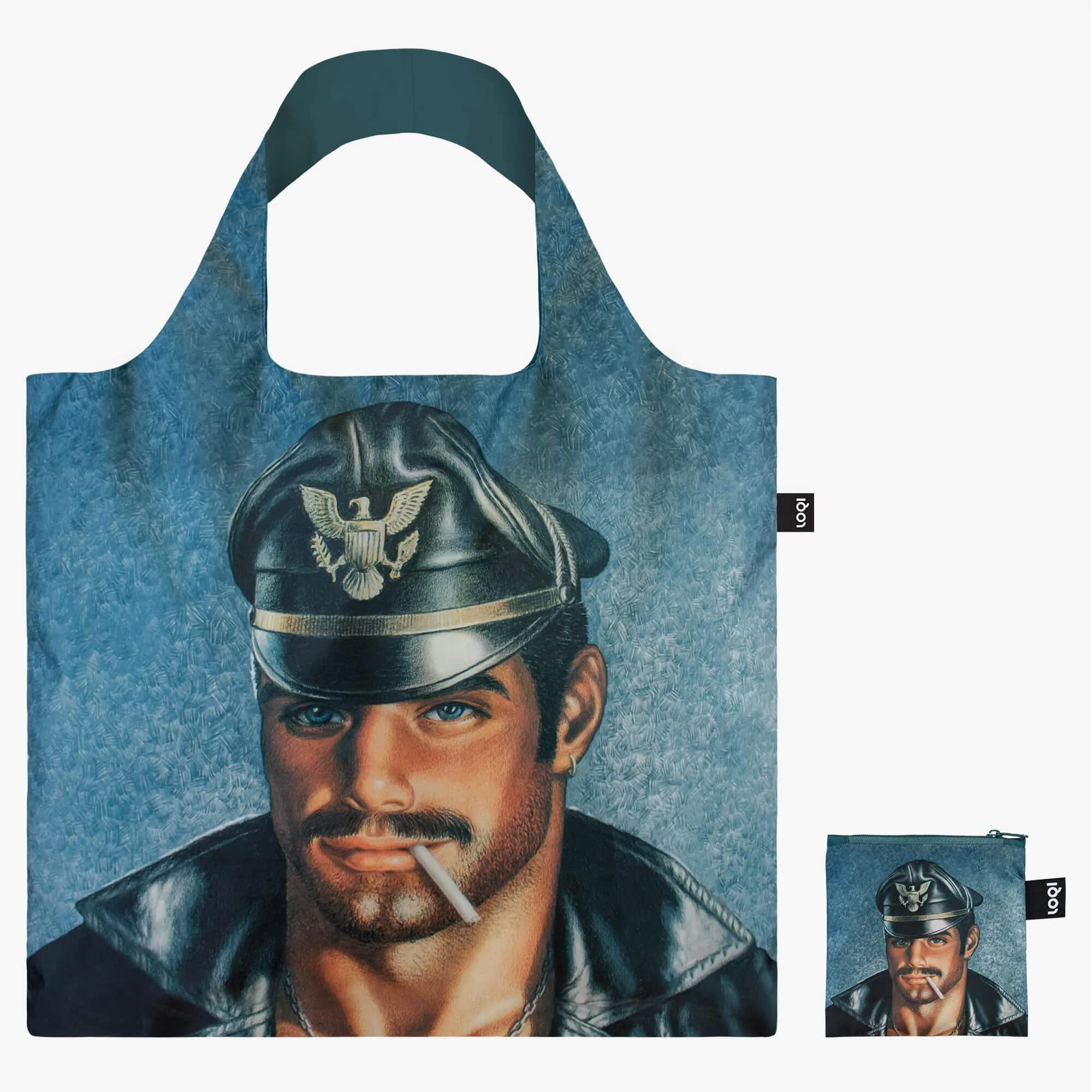 Tom of Finland Day & Night Double-Sided Tote Bag (Leatherman, gay)