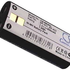 Qigenia BR-402 Replacement Battery for DS-3300 DS-4000 DS-2300 DS-5000ID DS-5000,BR-403 Battery (800mAh/2.4V)