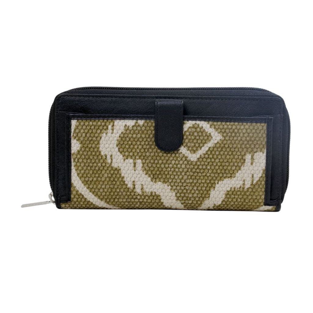 Myra Bag Green Foliage Wallet S-3013