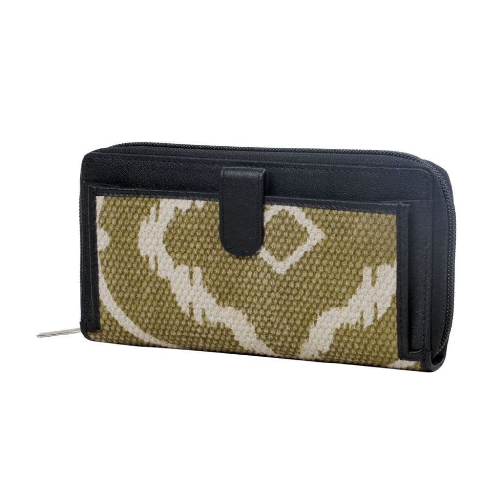 Myra Bag Green Foliage Wallet S-3013