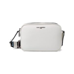 Karl Lagerfeld Paris Maybelle Crossbody, Winter White/Blush