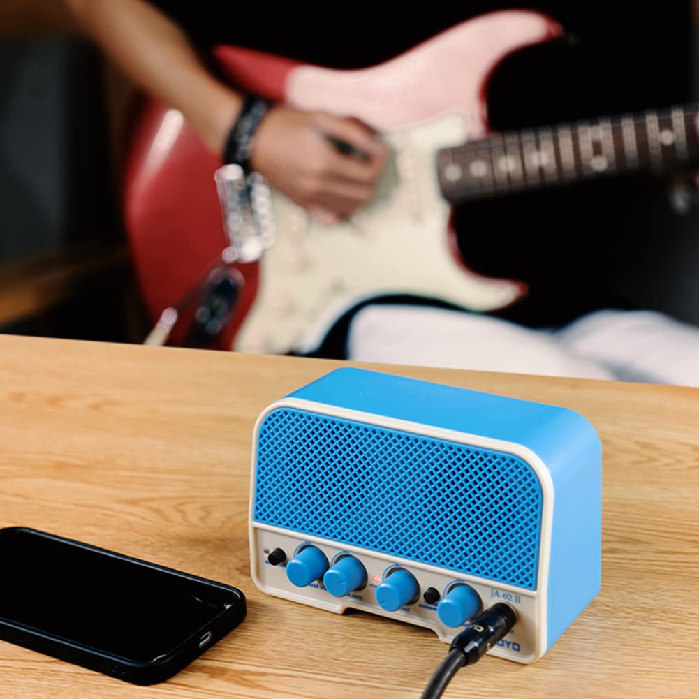 JOYO JA-02 II Small Practice Guitar Amplifier and JW-03 Wireless Guitar System with JT-09 Tuner