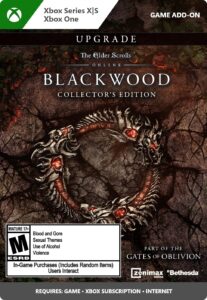 the elder scrolls online: blackwood upgrade collector’s edition - xbox [digital code]