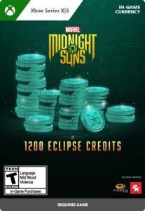 marvel's midnight suns: 1200 eclipse credits - xbox series xs [digital code]