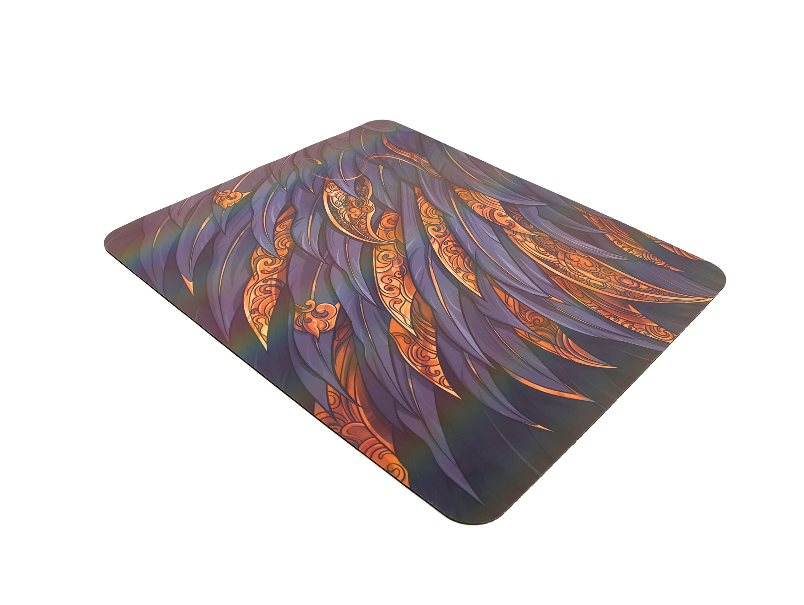 Esports Tiger Esptiger WuXiang X Gaming Mouse Pad - Large (480 x 400 x 3mm) - Non-Slip Rubber Base, Rainbow-Pearl Film