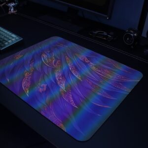 Esports Tiger Esptiger WuXiang X Gaming Mouse Pad - Large (480 x 400 x 3mm) - Non-Slip Rubber Base, Rainbow-Pearl Film