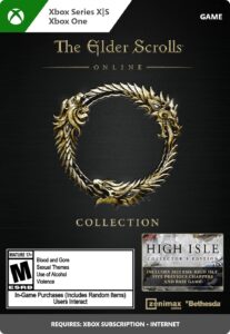 the elder scrolls online collection: high isle collector’s edition - xbox [digital code]