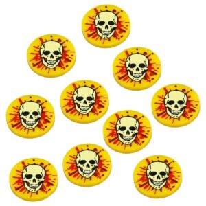 litko dark fantasy rpg accessories bloody skull game piece tokens compatible with mork borg (10)