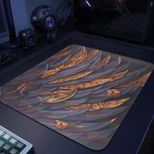 Esports Tiger Esptiger WuXiang X Gaming Mouse Pad - Large (480 x 400 x 3mm) - Non-Slip Rubber Base, Rainbow-Pearl Film