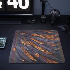 Esports Tiger Esptiger WuXiang X Gaming Mouse Pad - Large (480 x 400 x 3mm) - Non-Slip Rubber Base, Rainbow-Pearl Film