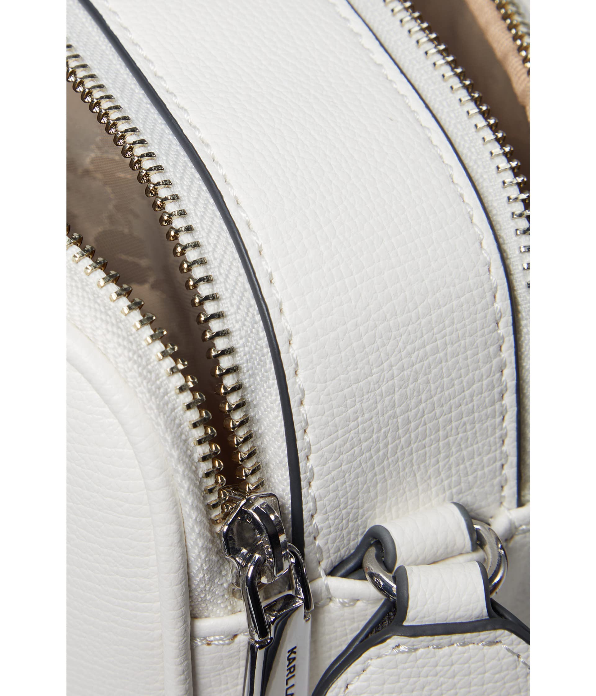 Karl Lagerfeld Paris Maybelle Crossbody, Winter White/Blush