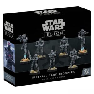 star wars: legion imperial dark troopers unit expansion - tabletop miniatures game, strategy game for kids and adults, ages 14+, 2 players, 3 hour playtime, made by atomic mass games