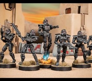 Star Wars: Legion Imperial Dark Troopers Unit Expansion - Tabletop Miniatures Game, Strategy Game for Kids and Adults, Ages 14+, 2 Players, 3 Hour Playtime, Made by Atomic Mass Games