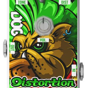 AZOR Distortion Guitar Pedal Rich Overtones Dog Distortion Analog Effect Pedal for Electric Guitar True Bypass AP507