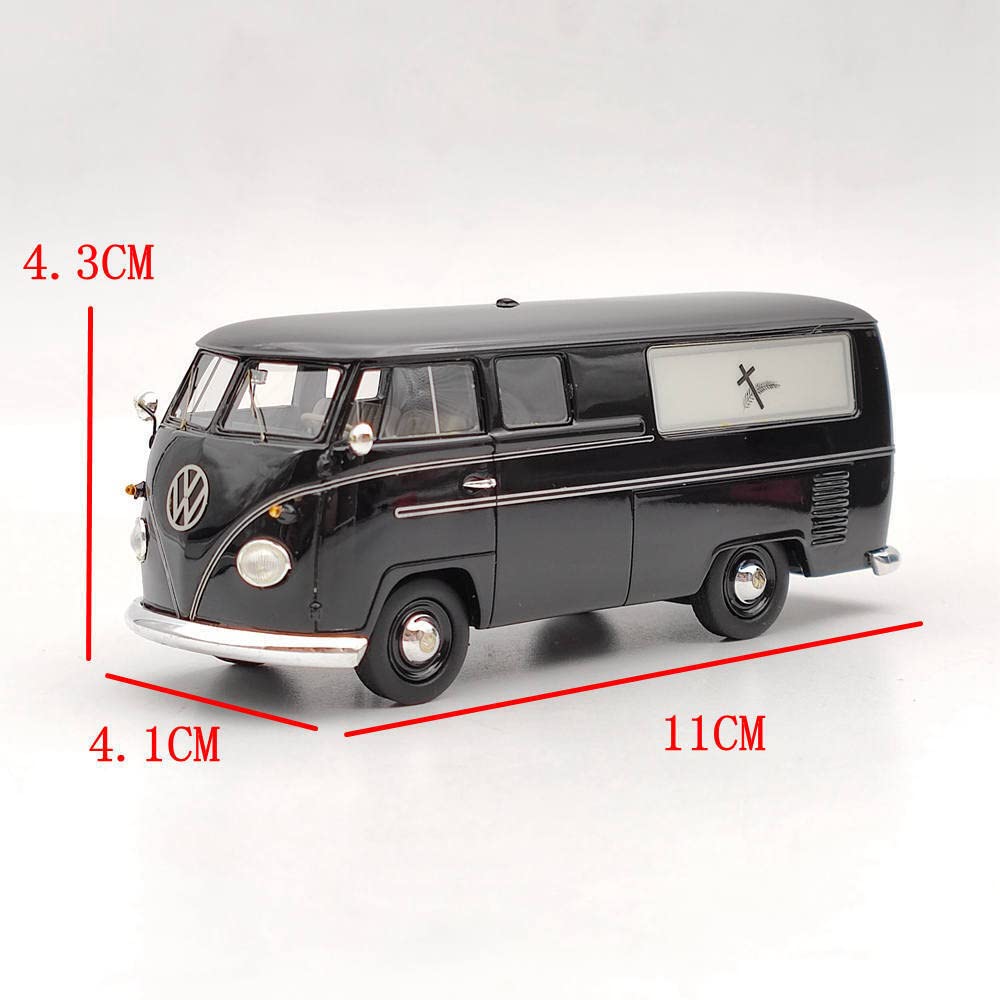 1:43 SCHUCO for Volkswagen T1 Minibus 1961 Hearse Funeral CAR CARRO FUNEBRE Resin Toys Models Collection Gifts