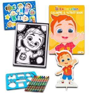 CoComelon Activity Set - Bundle with Giant CoComelon Play Pack for Kids with Coloring Book, Character, Stickers, and More | CoComelon Coloring Books