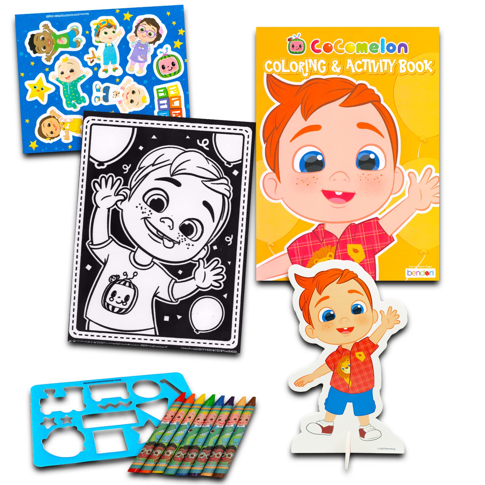 CoComelon Activity Set - Bundle with Giant CoComelon Play Pack for Kids with Coloring Book, Character, Stickers, and More | CoComelon Coloring Books