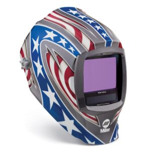 miller stars and stripes digital infinity auto darkening welding helmet