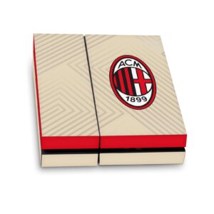 head case designs officially licensed ac milan away 2021/22 crest kit vinyl sticker gaming skin decal cover compatible with sony playstation 4 ps4 console