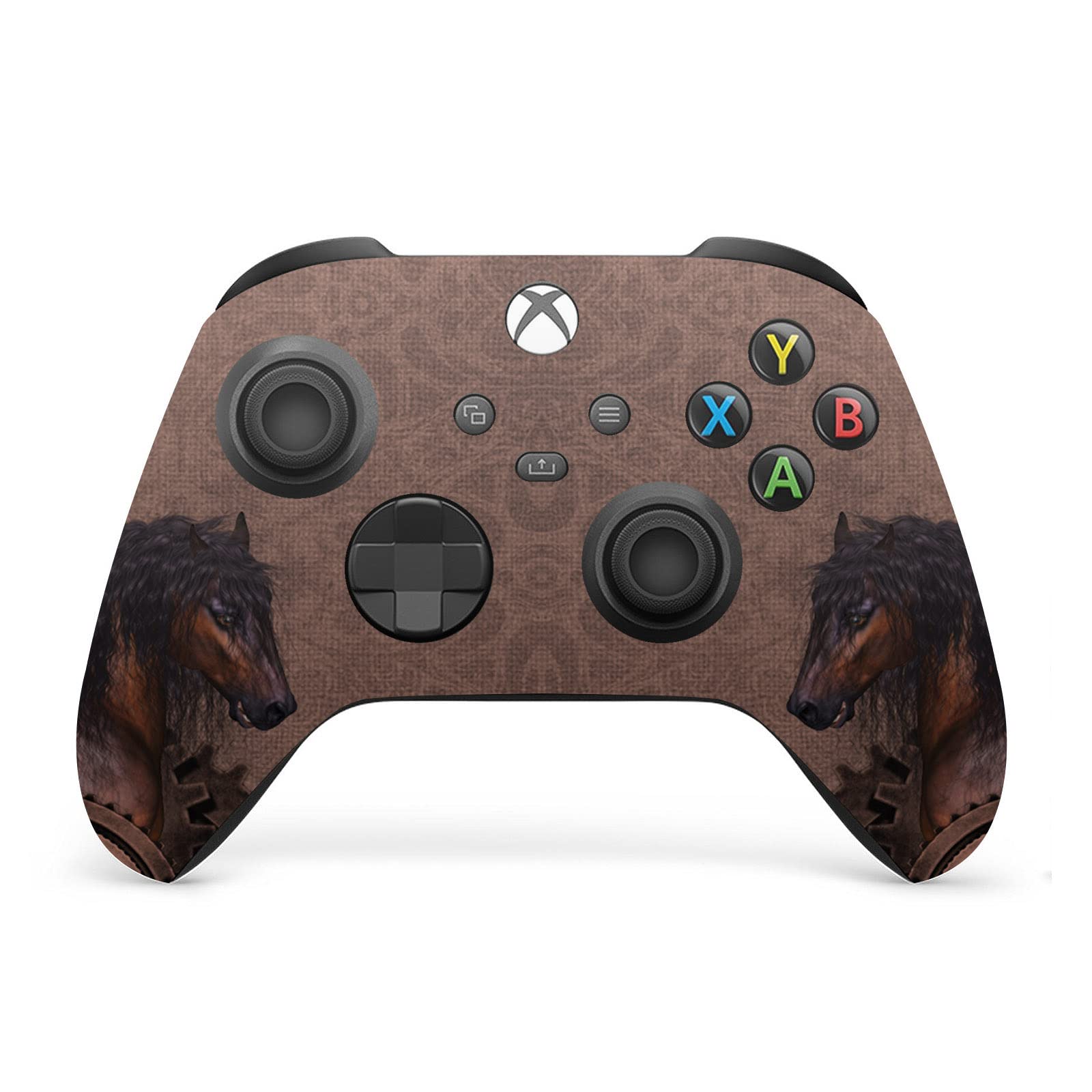 Head Case Designs Officially Licensed Simone Gatterwe Mechanical Gear Steampunk Horse Vinyl Sticker Gaming Skin Decal Cover Compatible with Xbox Series X Console and Controller Bundle