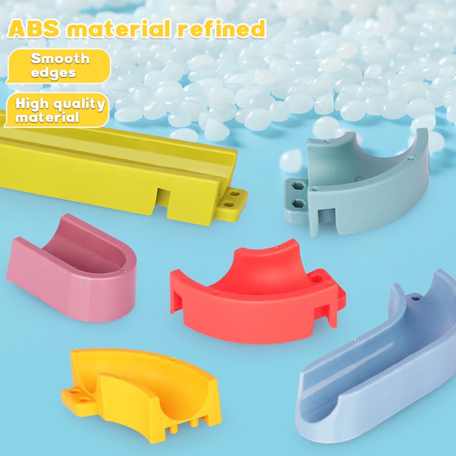 Noaideoi Bathtub Water Slide Toys for Toddlers,35 Pcs Duck Slide Bath Toys Water Balls Slide for Kids DIY Wall Bathtub Slide Tracks Toys for Boys and Girls Ages 3-6,Shower Set Gift Toys for Kids