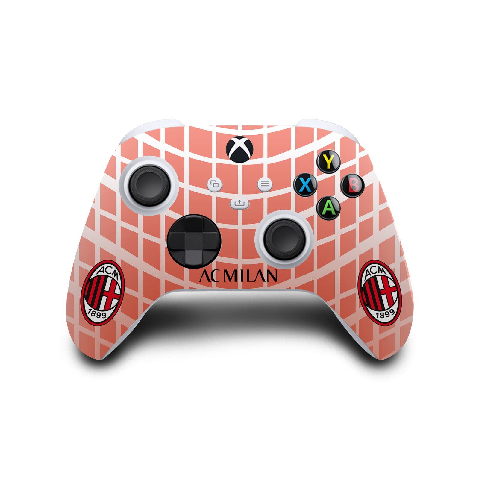 Head Case Designs Officially Licensed AC Milan Away 2020/21 Crest Kit Vinyl Sticker Gaming Skin Decal Cover Compatible with Xbox Series S Console and Controller Bundle