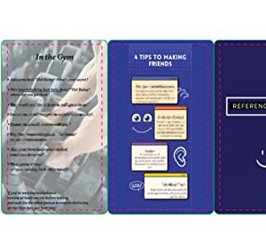 Social Skills Tri Fold Laminated Paper Wallet Card