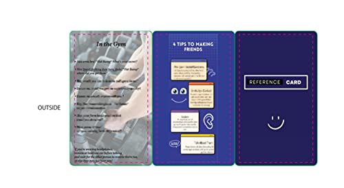 Social Skills Tri Fold Laminated Paper Wallet Card