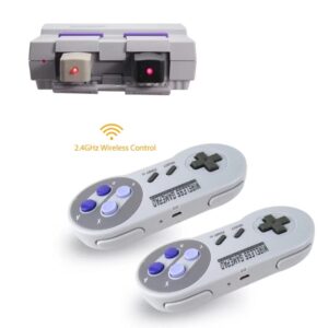 Wireless Controller for SNES Classic Edition（Mini）/NES Classic Edition, Gamepad with USB Wireless Receiver Compatible with Switch, Windows,iOS,Liunx,Android Device (2 Packs)